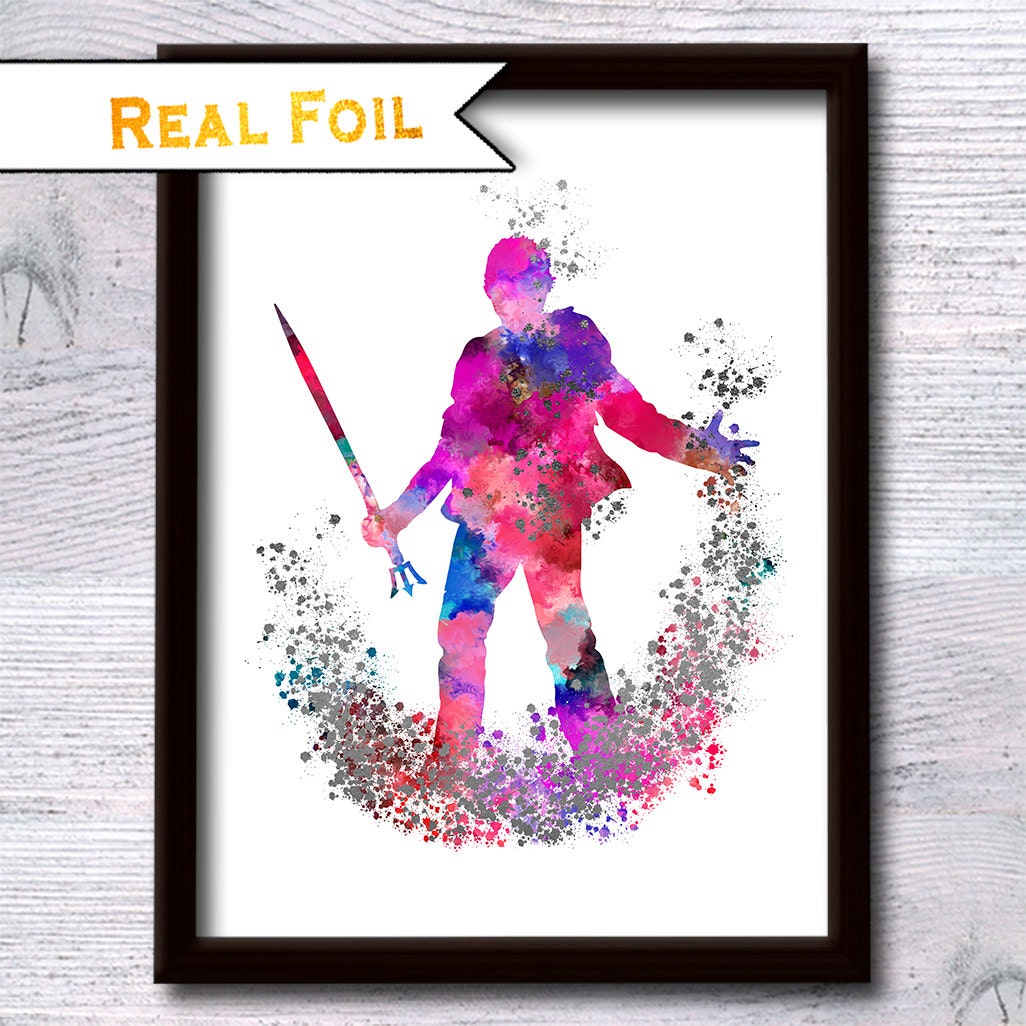 Percy Jackson Poster Set of 4 Percy Jackson Real Foil Print | Etsy