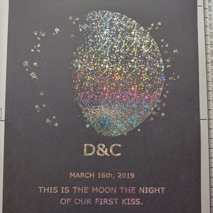 Personalized Moon Phase Print Custom Lunar Phase Poster Day You Were ...