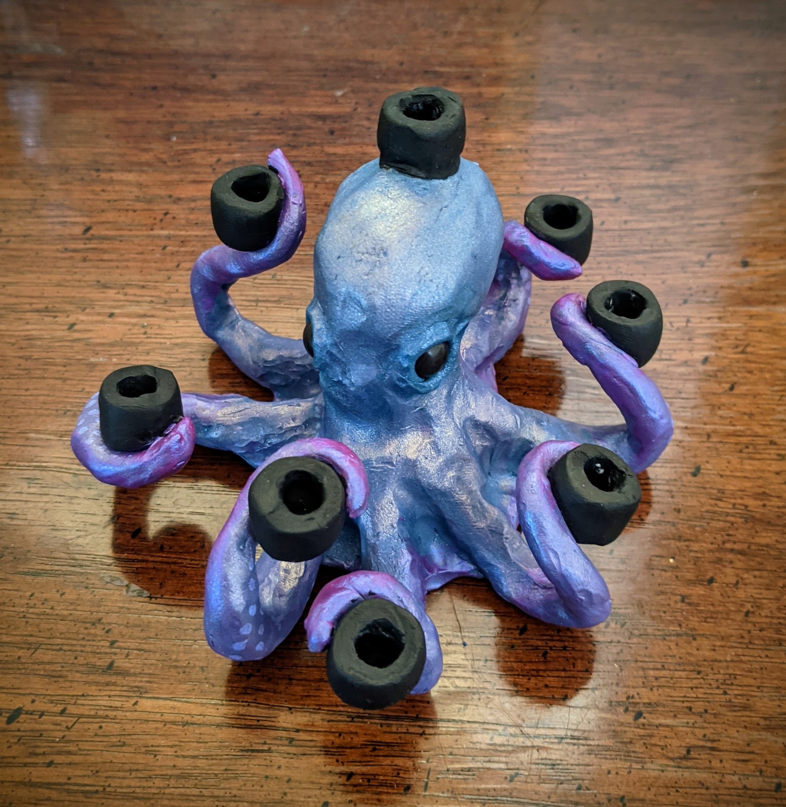 Octopus Menorah CUSTOM Color Petite Hanukia | Etsy