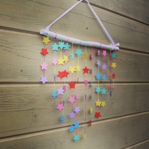 Handmade MOBILE/ Colorful STARS Mobile/ Stars Mobile/ Baby Mobile ...