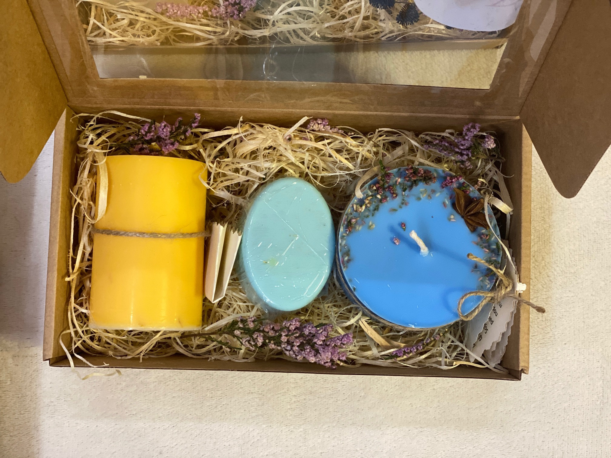 Natural and Organic Gift Set of 3 Two Soy Candle Premium - Etsy