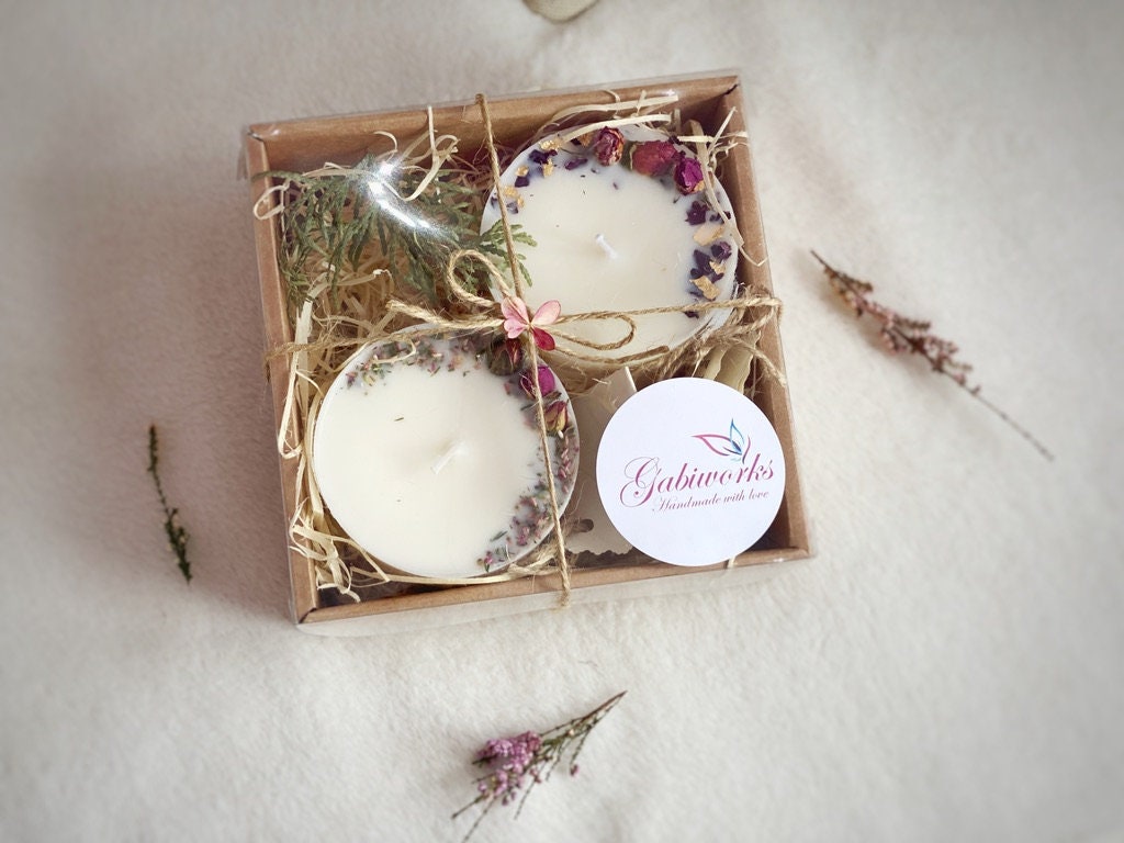 Natural and Organic Gift Set of 2 Two Soy Candle Eco Gifts - Etsy
