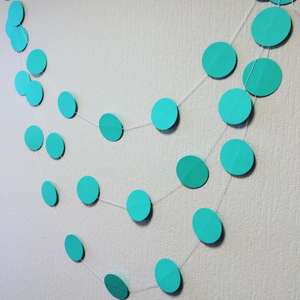 Paper Circle Garland - Etsy