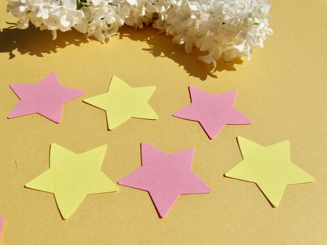 Stars Die Cut Paper STARS Paper Confetti Stars for | Etsy