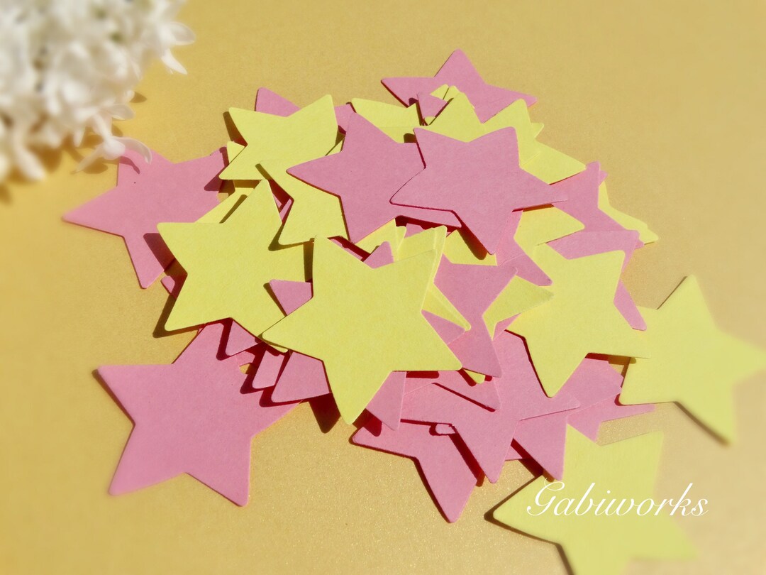 Stars Die Cut, Paper STARS, Paper Confetti, Stars for Scrapbooking ...