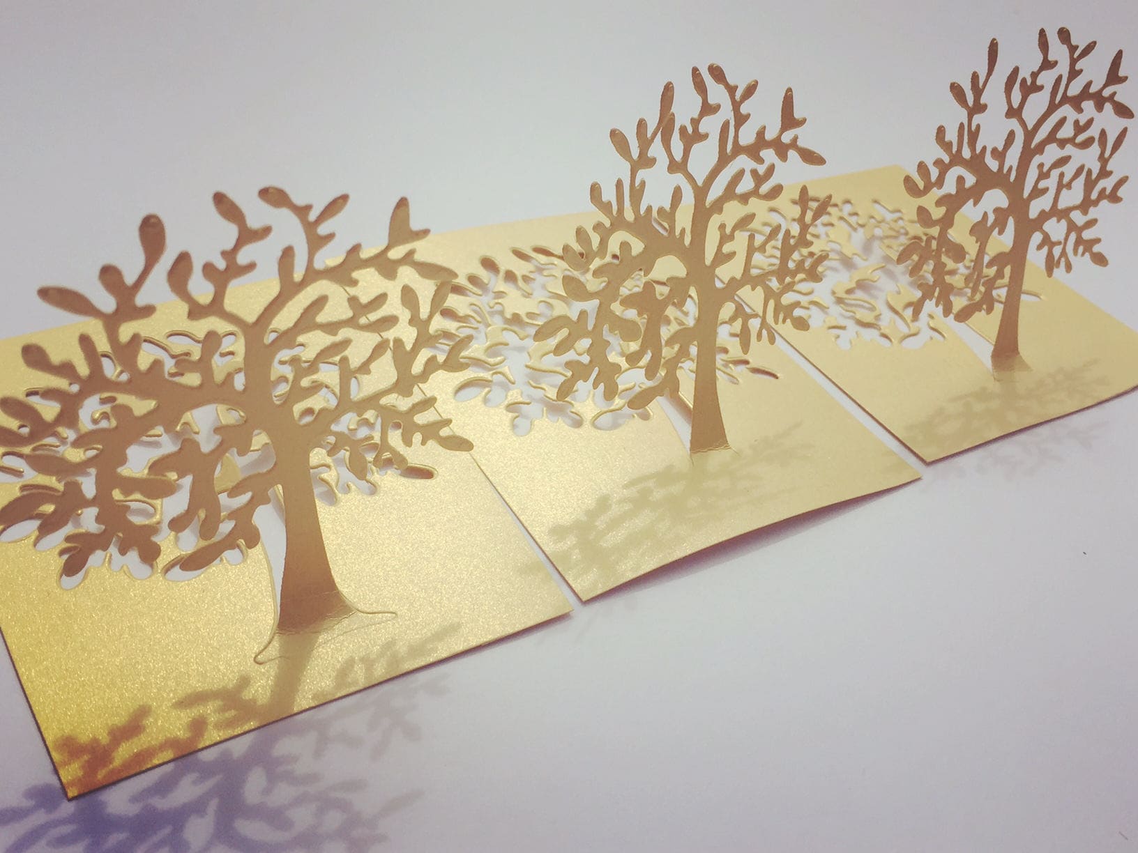 30 Psc. Matt Gold Tree Table Decoration Wedding Table Décor | Etsy