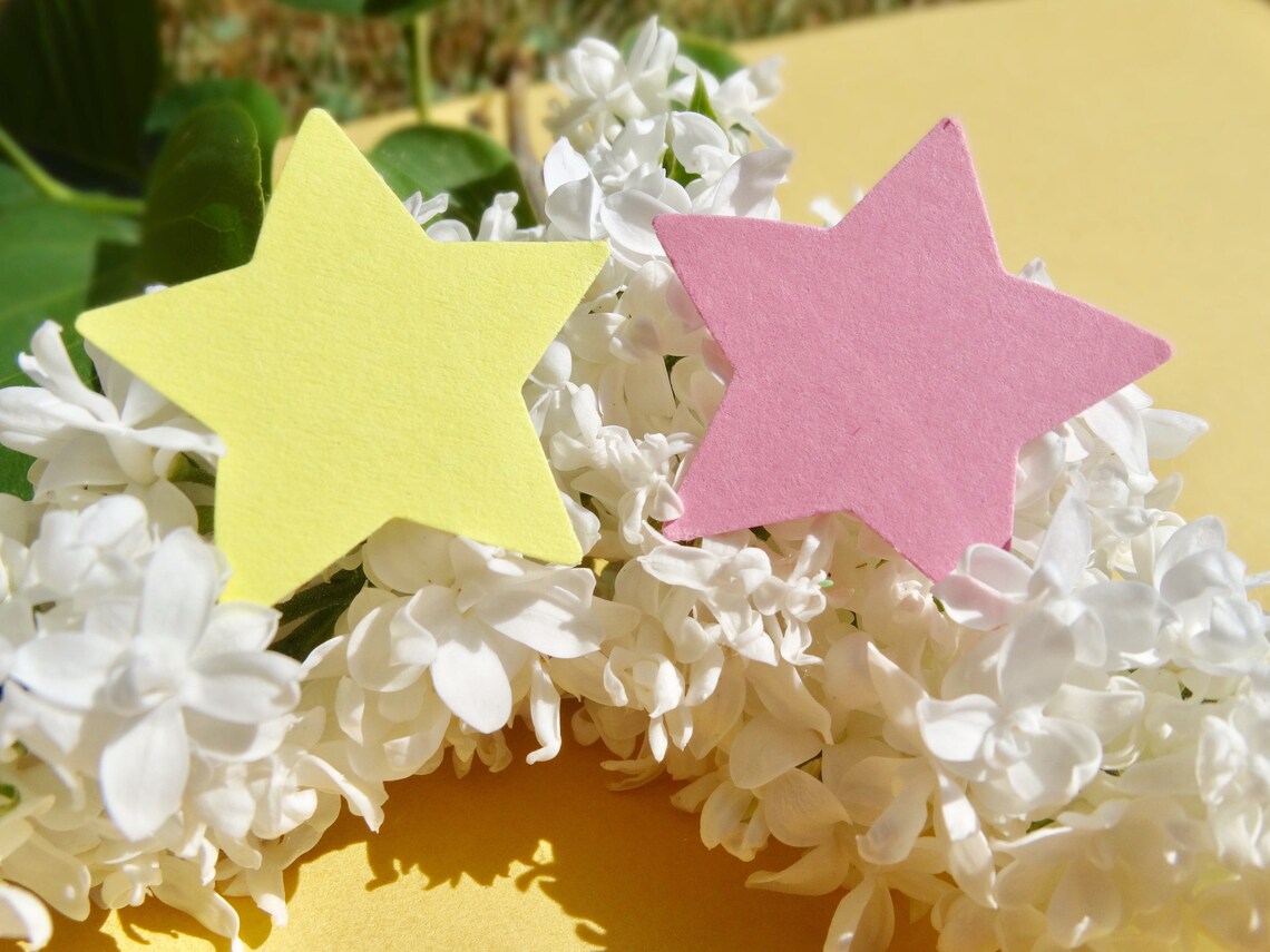 Stars Die Cut Paper STARS Paper Confetti Stars for | Etsy