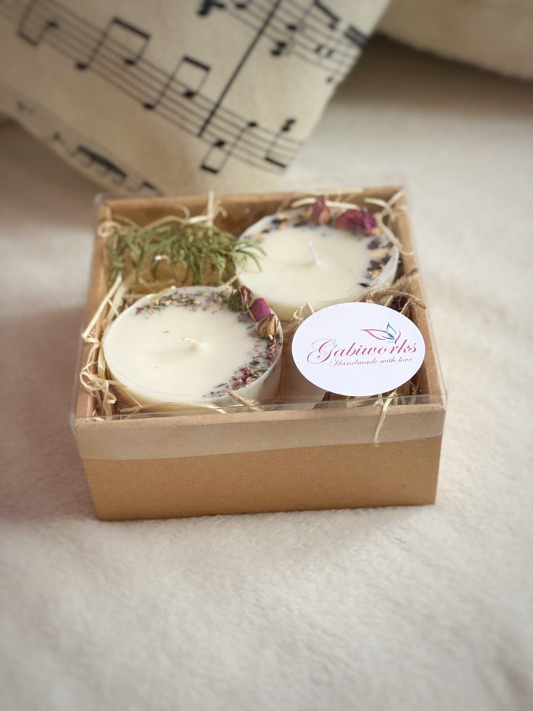 Natural and Organic Gift Set of 2 Two Soy Candle Eco Gifts - Etsy