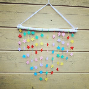 Handmade MOBILE/ Colorful STARS Mobile/ Stars Mobile/ Baby Mobile ...