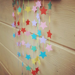 Handmade MOBILE/ Colorful STARS Mobile/ Stars Mobile/ Baby Mobile ...