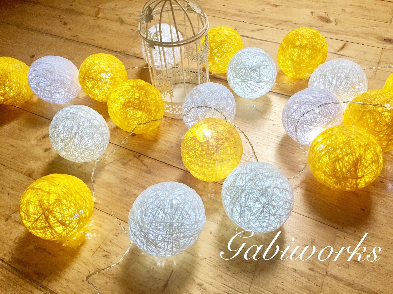 Handmade Cotton Light Balls LED 20/10 MIX Cotton Balls | Etsy