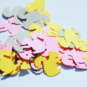 100 Squirrel Die Cut, Pink Paper SQUIRRELS, Paper Confetti, Squirrels ...