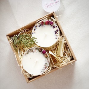 Natural and Organic Gift Set of 2 | Two Soy Candle, Eco Gifts, Candle ...