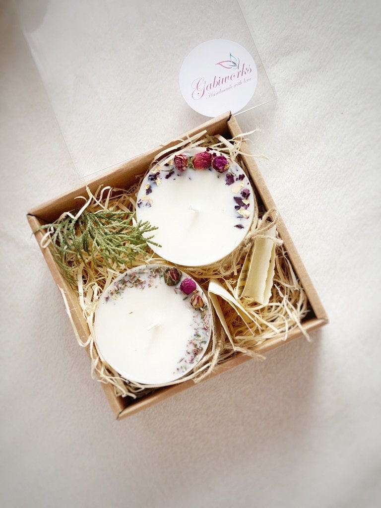 Natural and Organic Gift Set of 2 Two Soy Candle Eco Gifts - Etsy