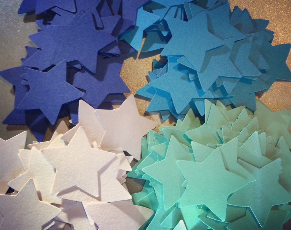 Stars Die Cut Paper STARS Paper Confetti Stars for | Etsy
