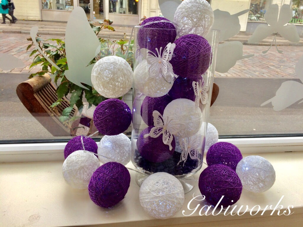 Handmade Cotton Light Balls LED 20/10 MIX Cotton Balls | Etsy