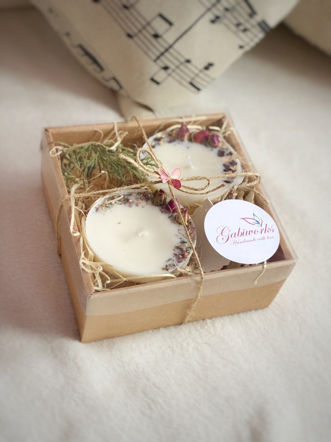 Natural and Organic Gift Set of 2 | Two Soy Candle, Eco Gifts, Candle ...