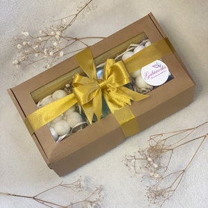 Organic Gift Set of 4 | Two Bubble Soy Candles, Palm Wax Candle in a ...