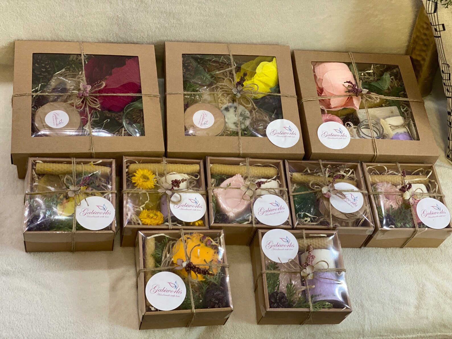 Natural and Organic Gift Set of 3 One Soy Candle One Beewax - Etsy