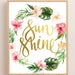 Sunshine Printables, Summer Printable, Sunshine Print, Summer Print ...