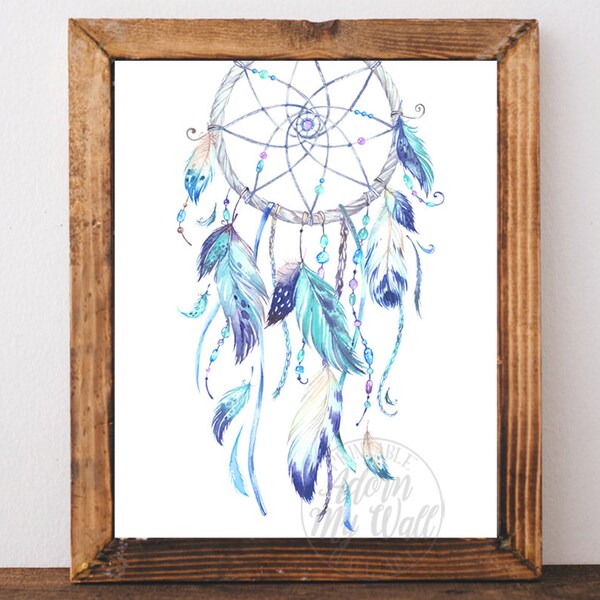 Blue Dream Catcher - Etsy