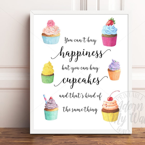 Cupcake Quote - Etsy