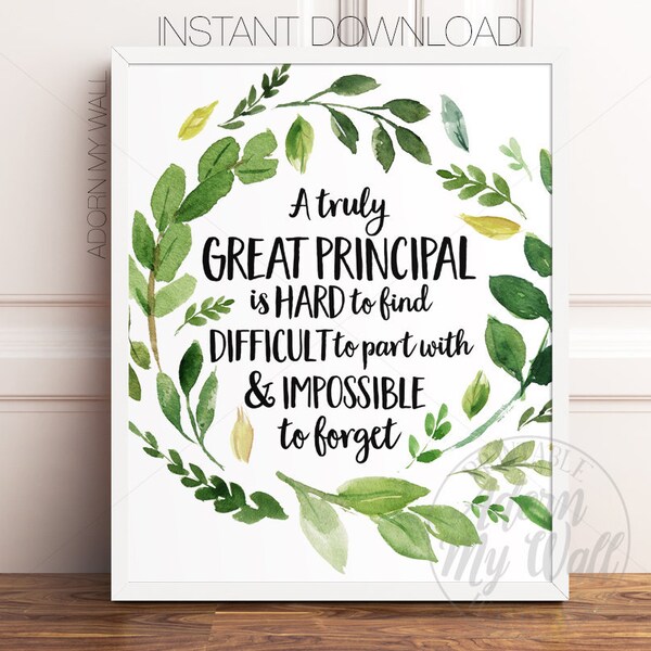Retirement for a Principal - Etsy
