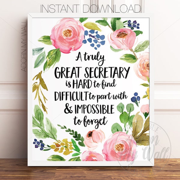 Secretary Gift - Etsy