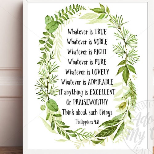 Printable Scripture Wall Art Bible Verse Wall Art Bible Quote - Etsy