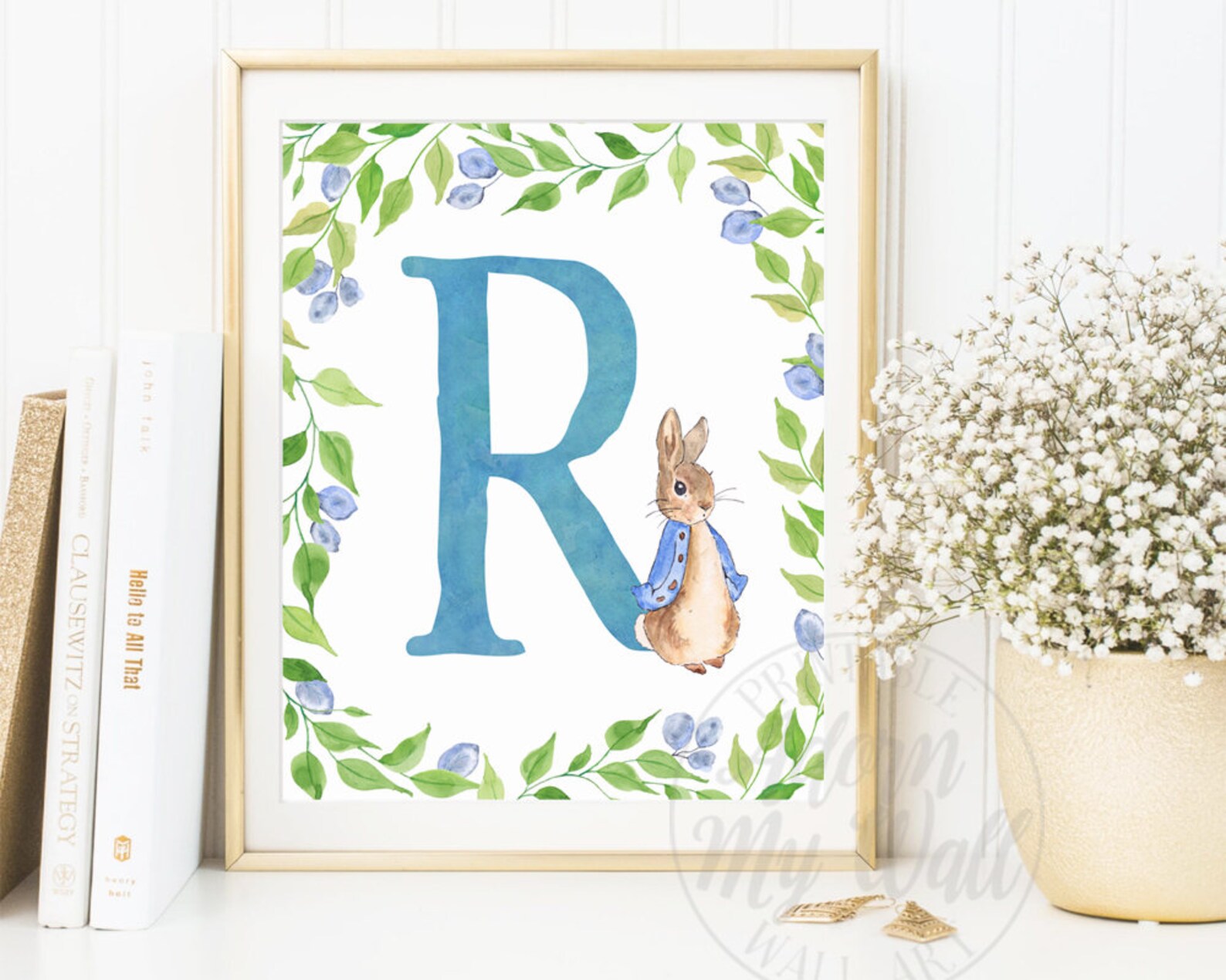 Peter Rabbit Print Peter Rabbit Letters Nursery Monogram - Etsy Canada