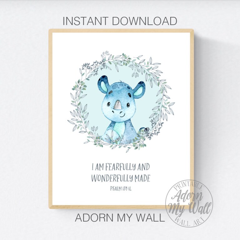 Scripture For Baby Set Of 6 Bible Verse For Nursery | Etsy