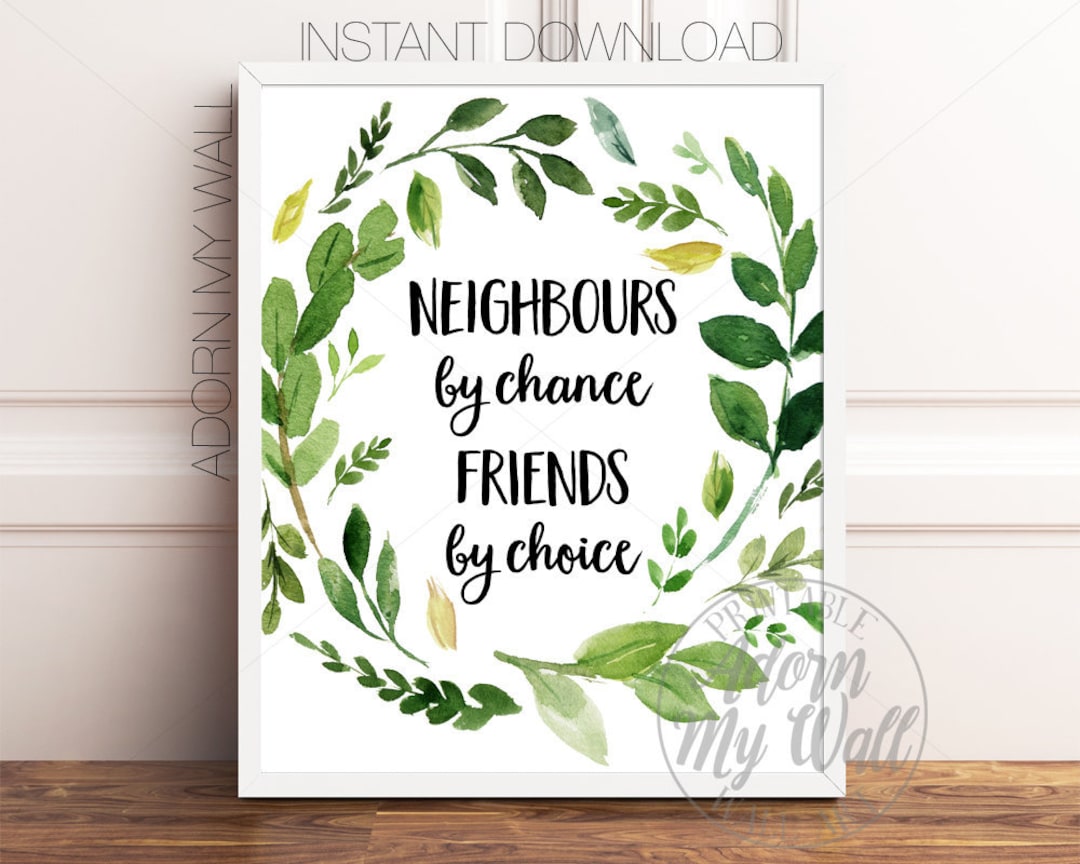 Gift for Neighbours Neighbours Printable Neighbours Moving - Etsy