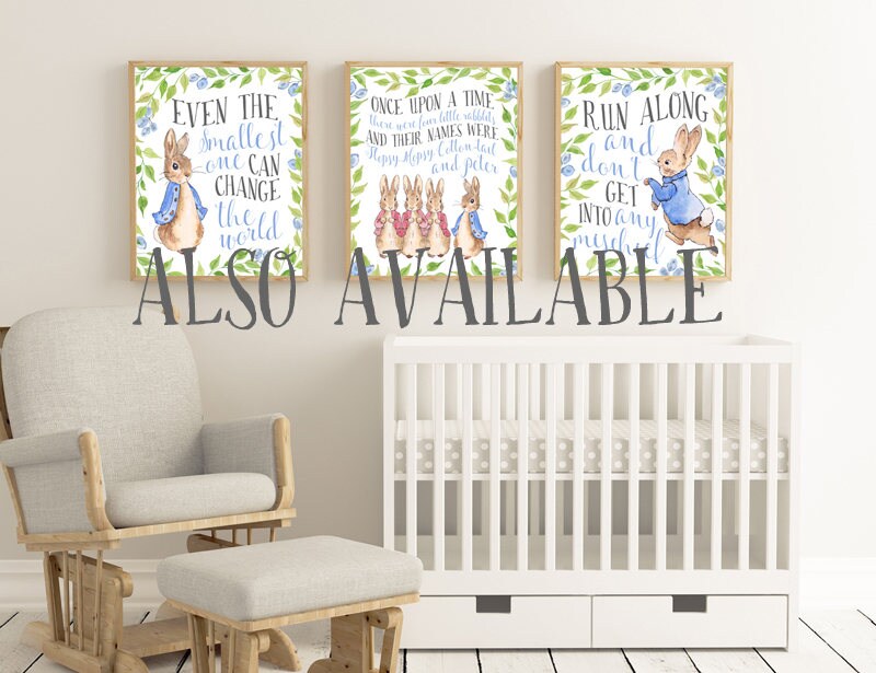 Custom Name Sign Peter Rabbit Nursery Customized Custom - Etsy UK