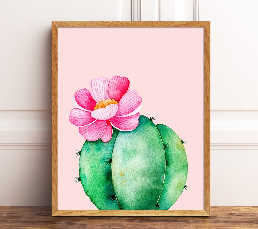 Cacti prints Cactus Prints Cacti Wall Art Cactus Wall Art | Etsy