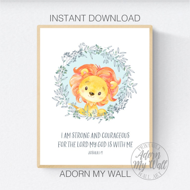 Scripture For Baby Set Of 6 Bible Verse For Nursery | Etsy