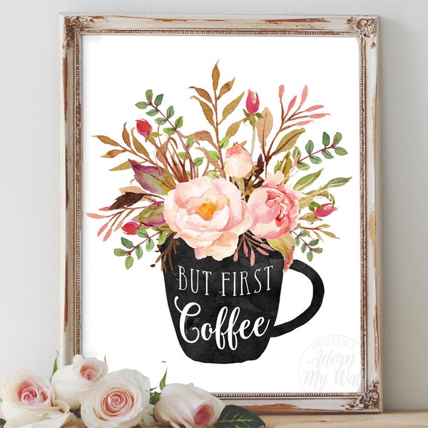 Coffee Print - Etsy