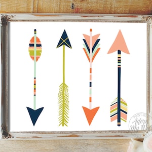 Arrow Nursery Print, Arrow Print, Arrows, Arrow Printable, Arrow Wall ...