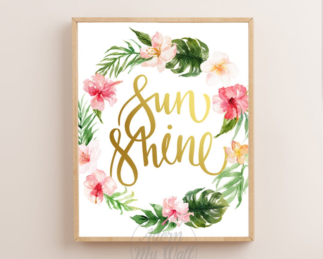 Sunshine Printables, Summer Printable, Sunshine Print, Summer Print ...