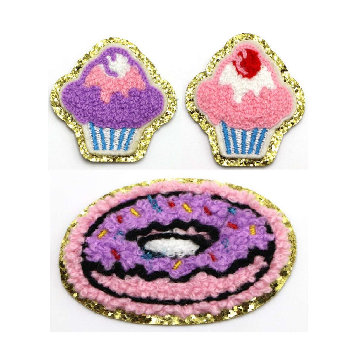 Sweet Treats Chenille Iron-on Patches - Etsy