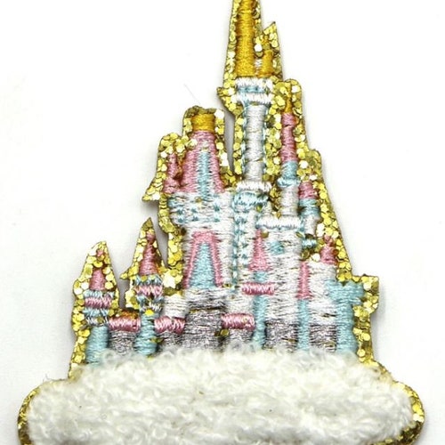 Disney-inspired Magic Kingdom Castle Chenille Iron-on Patch - Etsy