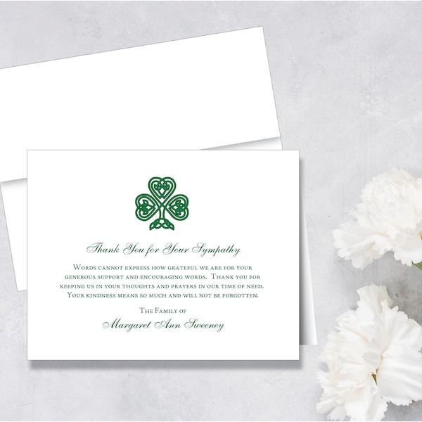 Irish Sympathy Card - Etsy