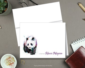 Panda Note Cards | Etsy