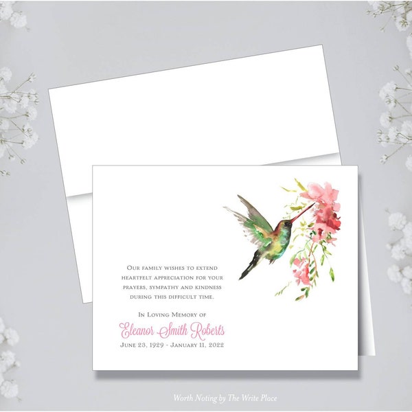 Condolence Thank You - Etsy