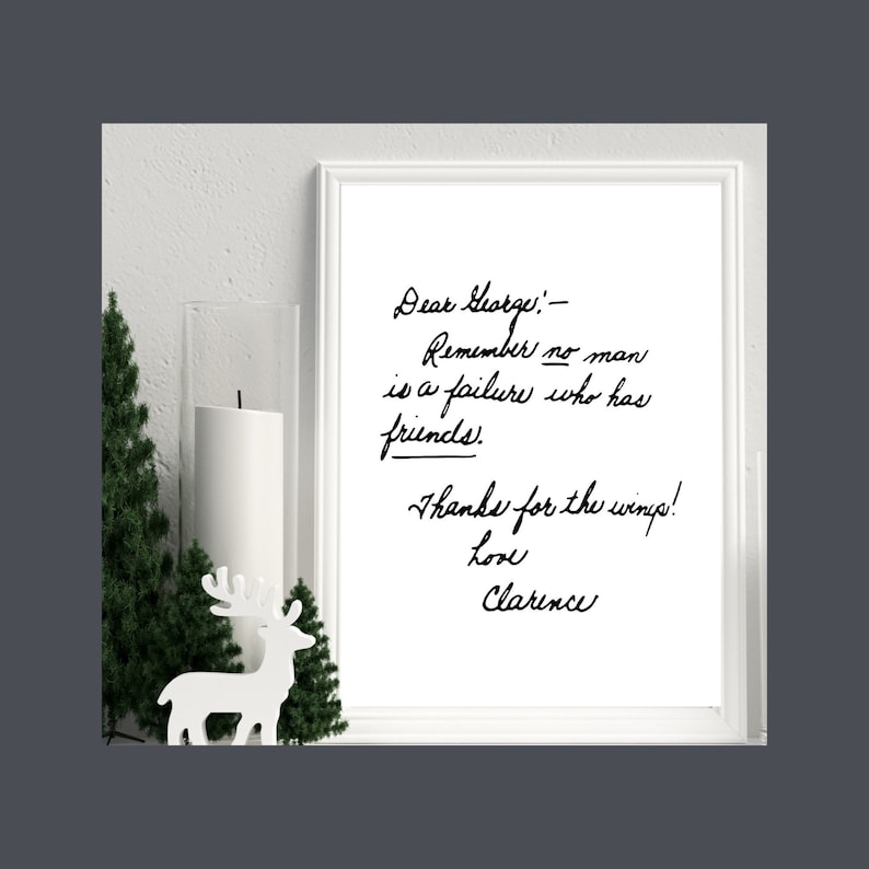 It's A Wonderful Life Digital Print George Bailey Quote - Etsy