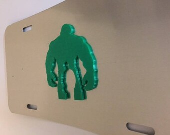 Hulk license plate | Etsy
