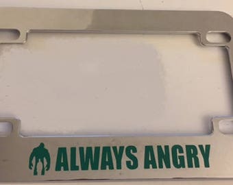 Hulk license plate | Etsy