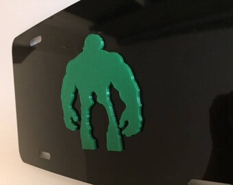 Hulk license plate | Etsy
