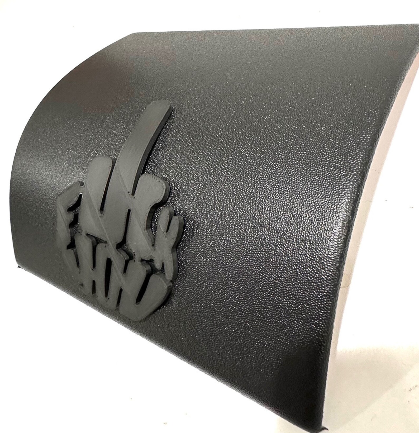 Middle Finger FU in 3D for Jeep Wrangler JK 2007-2017 Black With Black ...