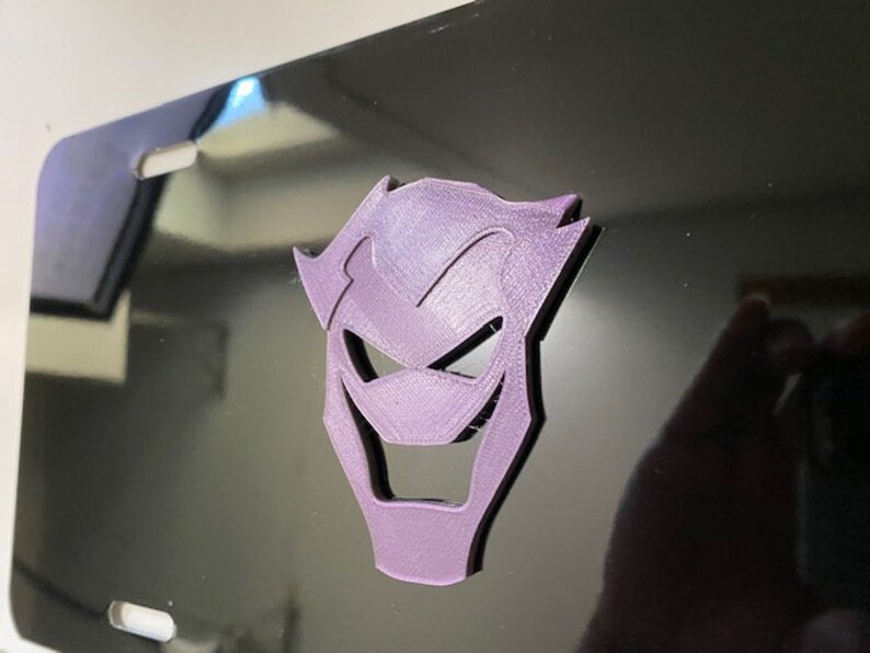 Joker Laughing Unique License Plate INSERT Black With - Etsy