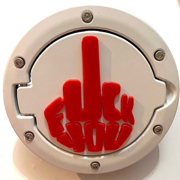 Middle Finger Flag Decal - Etsy